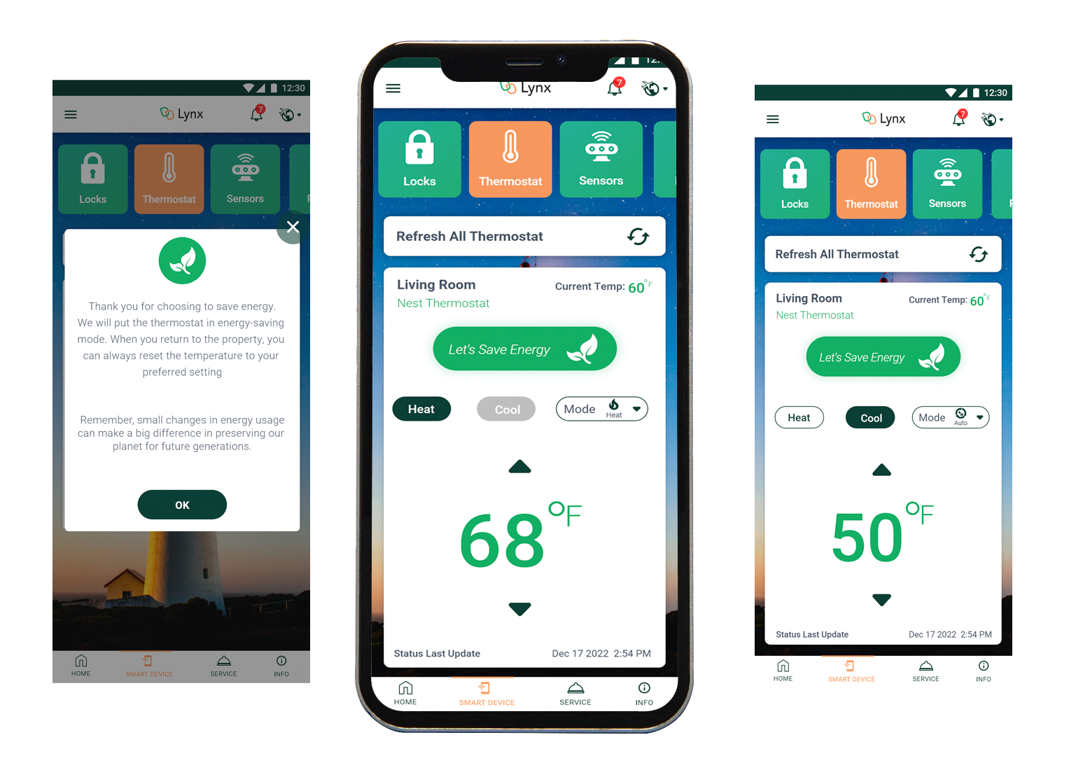 Temperature Management, Thermostat Automation Save on Utlity Bills - Lynx